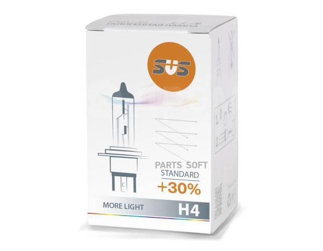 Купить Лампа галогеновая головного света H4 P43t 3200K Standard +30% ...