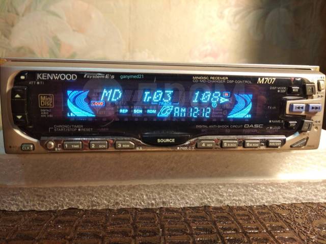 Kenwood M707 1999 год, made in Japan, 1 DIN — 178x50 мм, б/у, в наличии ...
