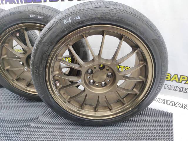 Комплект отличных летних колес Rays Volk Racing SE37 на резине 2020, 17 ...