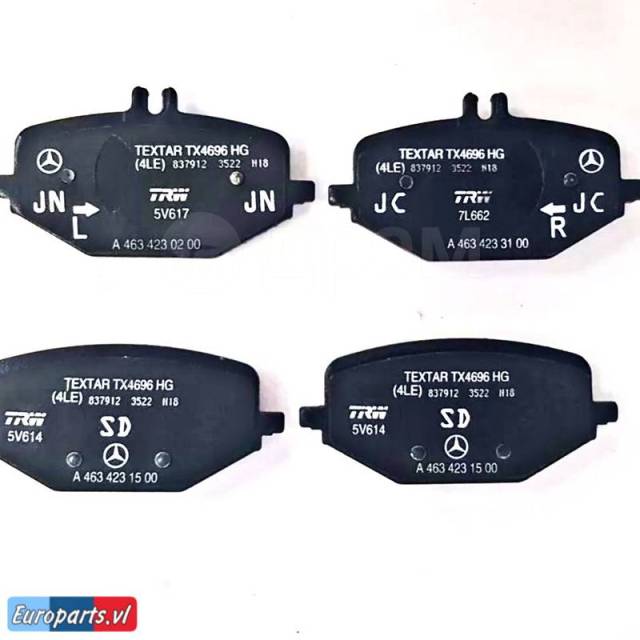 Купить Тормозные колодки задние оригинал Mercedes-BENZ G-Class (W463 ...