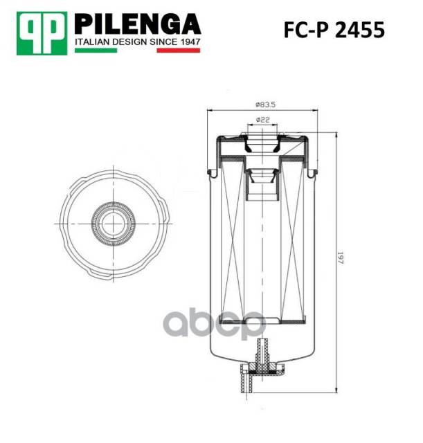 Купить Фильтр Топливный Для Дизельных Дв. Ford Transit 2007 06-11 Fc ...
