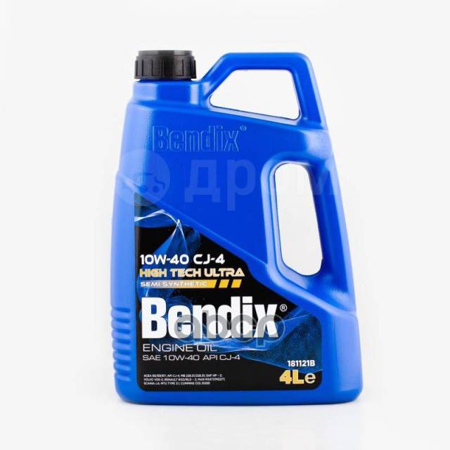 Масло Моторное 10W40 Bendix 4Л Полусинтетика High Tech Ultra Cj-4 Acea ...