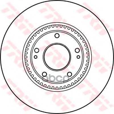 Купить Диск Тормозной Передний Hyundai I30 (Fd, Gd) Df4957s TRW арт ...