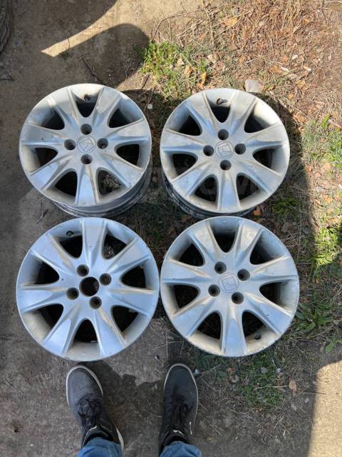 Оригинальные диски Honda, 15", 1 шт, 4x100, литой, 4 шт, б/у, в наличии ...