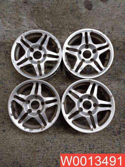 Диски R14 Toyota БУ Литые, 14", 1 шт, 5x114.3, литой, 71,6 мм. 4 шт, б ...