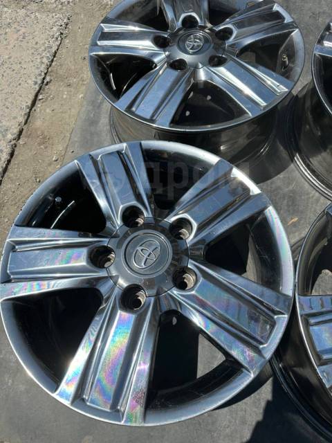 Диски Land Cruiser 200, Toyota, 18", 1 шт, 5x150, литой, 4 шт, б/у, в ...