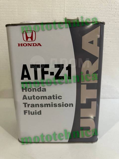 Масло трансмиссионное Honda Z1 08266-99904, минеральное, 4,00 л. ATF ...