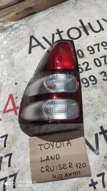 Купить Фонарь Toyota Land Cruiser Prado 2006 120 1GR-FE, задний левый в ...