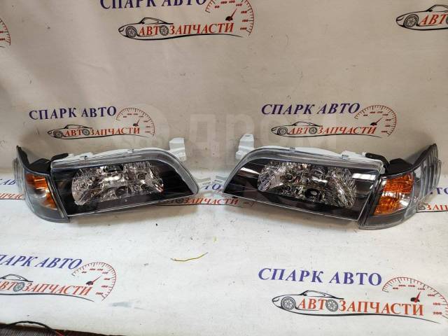 Купить Комплект Фары + габариты Toyota Corolla AE100 темные в ...