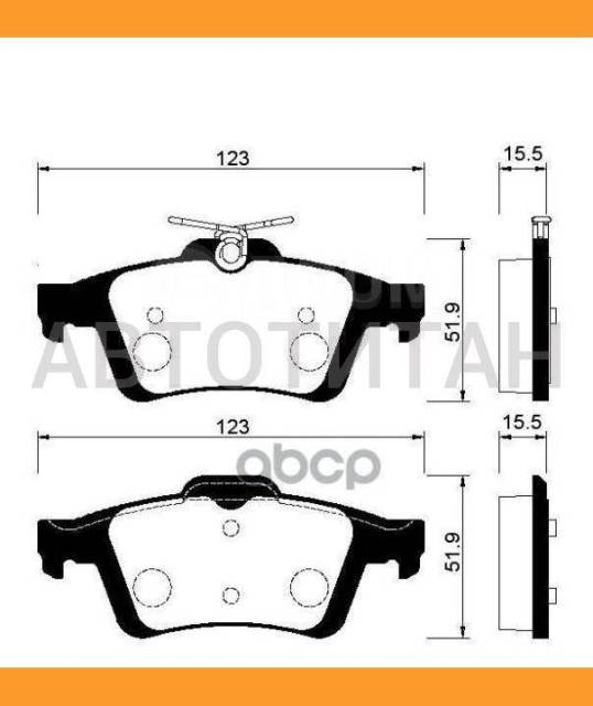 Купить Тормозные колодки Ford Focus, Avantech c гарантией в ...