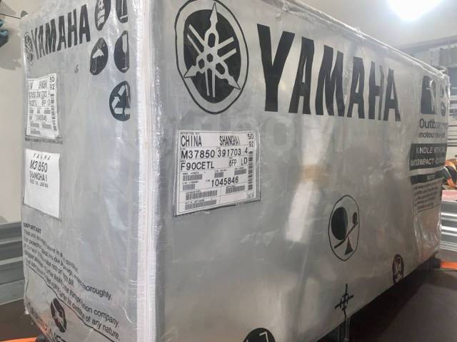 Yamaha F90 CETL мотор новый в наличии, 90,00 л.с. L (508 мм), 2024 год, бензиновый, 4-тактный ...