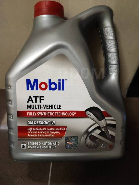 Mobil ATF Multi-Vehicle, 4 л, синтетическое, 4,00 л. для легковых авто ...