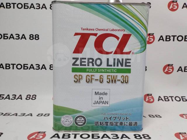 NEW! Масло моторное Синтетическое TCL Zero Line SP/GF-6 5W30 4л, 4,00 л ...
