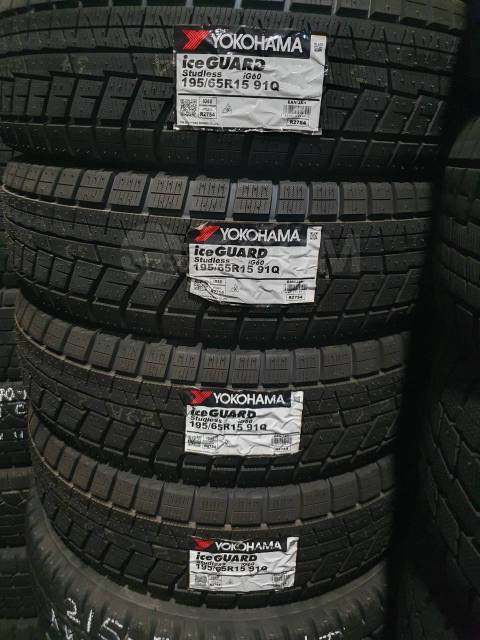 Yokohama Ice Guard IG60, 195/65R15 91Q, 15", 1 шт, в наличии, 195 мм, 65 %, радиальный, зимние ...