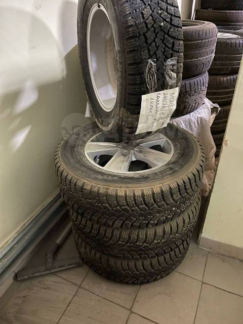Продам колёса зимние (шипы) б/у Nordman SUV 245*70R16 на литых дисках ...