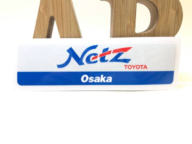 Купить Наклейка дилерская NETZ Toyota Osaka Japan (15x4 см) в ...