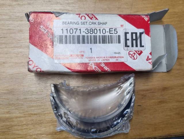 Купить Вкладыш коренной STD Toyota 11071-38010-E5 во Владивостоке по ...