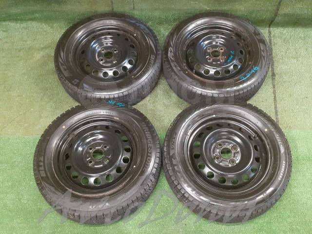 Диски R15 4x100, Toyota, 15", 1 шт, штампованный, 54,1 мм. 4 шт, б/у, в ...