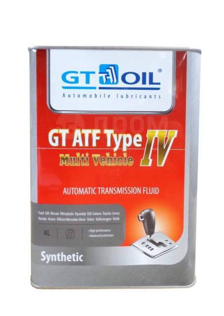 GT ATF Type T-IV Multi Vehicle 1л - 1200 руб, синтетическое, 1,00 л ...