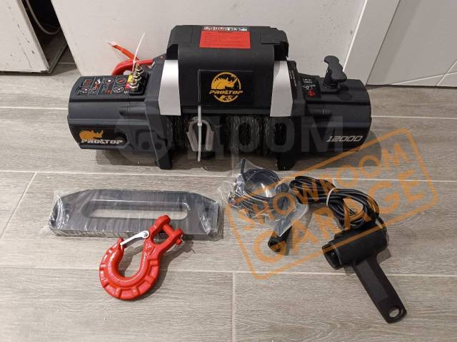 Купить Лебедка электрическая 12V PRO&TOP 12000lbs в Хабаровске по цене ...