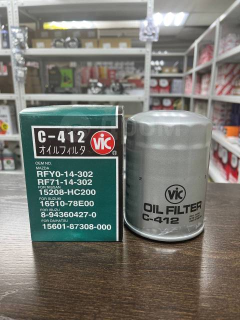 Купить Фильтр масляный VIC C-412 в Иркутске по цене: 600₽ — частное ...