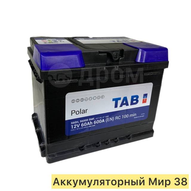 Продам новый аккумулятор TAB 60, кальциевый, прямая (правое), 60 А.ч ...