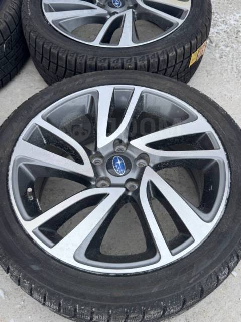 Литые Диски R18 5/114,3 JJ7,5 ET55 Subaru original Japan, 18", 1 шт ...