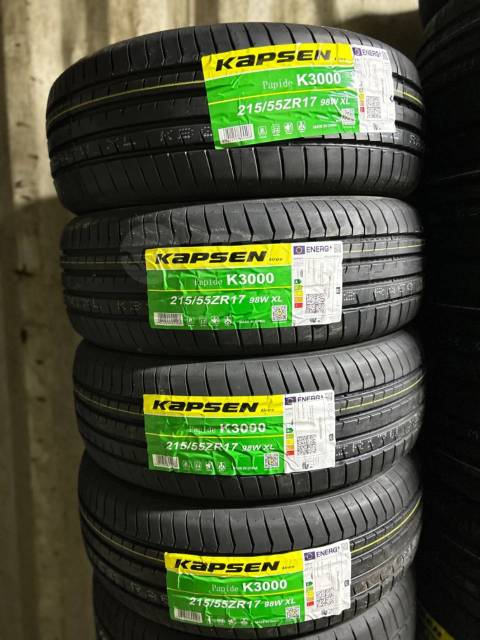 Kapsen Papide K3000, 215/55 R17, 17", 1 шт, 215 мм, 55 %, радиальный, летние, без шипов, до 5 % ...