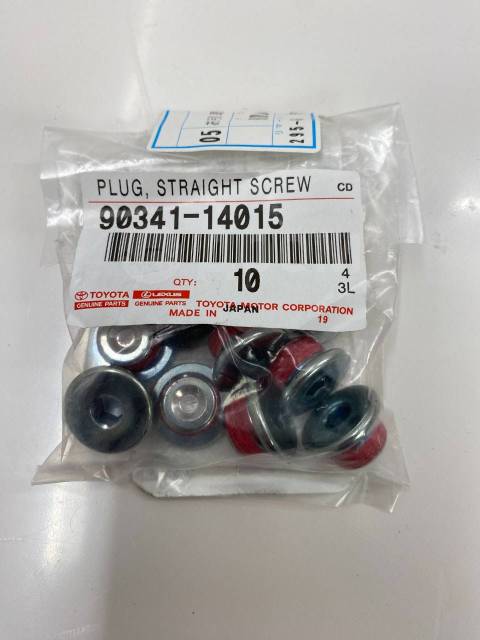 Купить Пробка (болт) маслосливная Toyota 90341-14015 во Владивостоке по ...