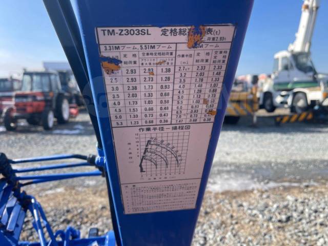 Крановая установка Tadano Z-303SL, 1999 год, б/у без пробега по рф, грузовик, в наличии. Цена ...