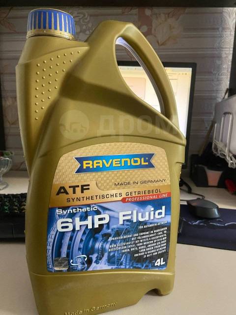 Масло АКПП Ravenol ATF 6HP Fluid, синтетическое, 4,00 л. для легковых авто, в наличии. Цена: 2 ...