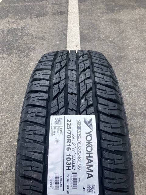 Yokohama Geolandar A/T G015, 225/70 R16 103H, 16", 5 шт, 225 мм, 70 % ...