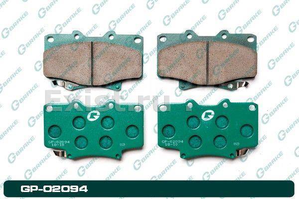 Купить Колодки тормозные G-Brake GP02094, передний в Улан-Удэ по цене ...