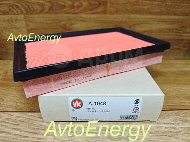 Купить Фильтр воздушный VIC (Japan) A1048, В наличии! ул Хабаровская 15В в Хабаровске по цене: 1 ...