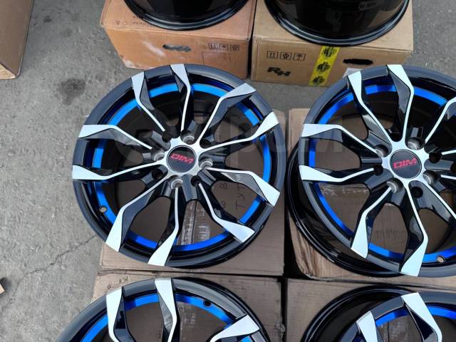 Литые диски DIM R15, 15", 1 шт, 4x100, 4x114.3, литой, 73,1 мм. 4 шт ...