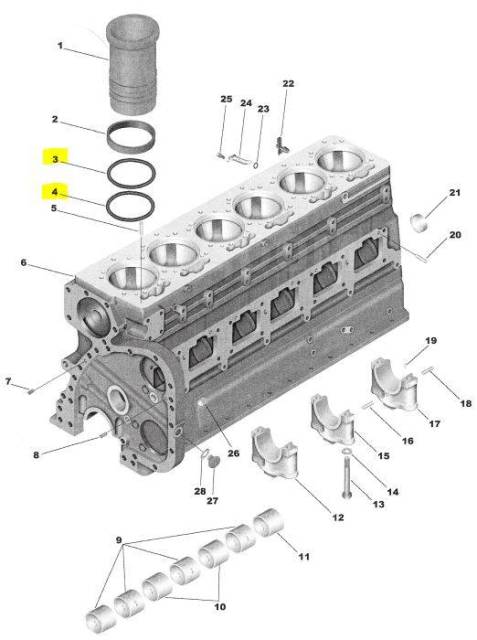 Купить Кольцо на гильзу 3032874 Cummins в Прокопьевске по цене: 79 ...