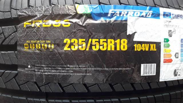 Farroad FRD66, 235/55 R18, 18", 1 шт, 235 мм, 55 %, радиальный, летние, без шипов, до 5 %. Цена ...