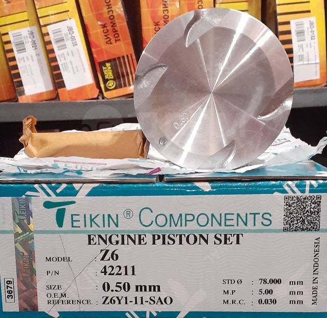 Купить Поршни Mazda ZY. Z6 78/1.2/1.2/2.5 D=18.98 42211 0.50 Teikin в Красноярске по цене: 6 800 ...