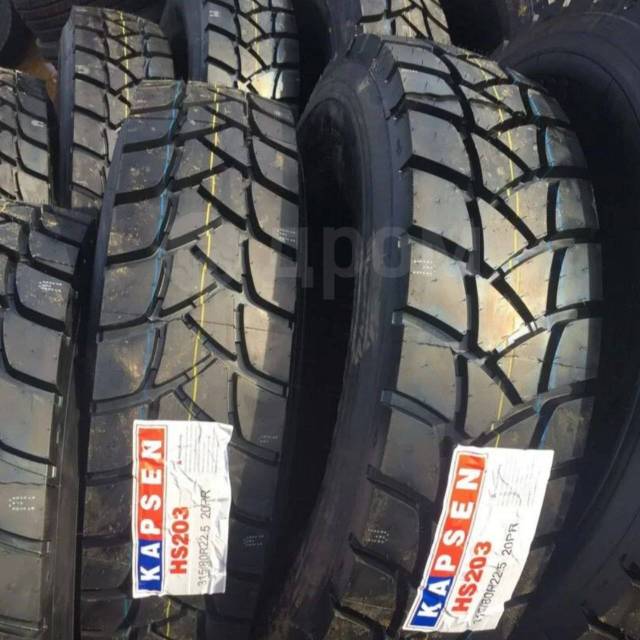 Kapsen HS203, 315/80 R22.5, 22.5", 240 шт, 315 мм, 80 %, радиальный ...