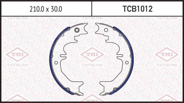 Купить Колодки тормозные барабанные | зад | Tatsumi TCB1012 в Чите по ...