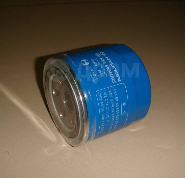 Купить Фильтр масляный Hyundai 2630035505 в Новосибирске по цене: 538 ...