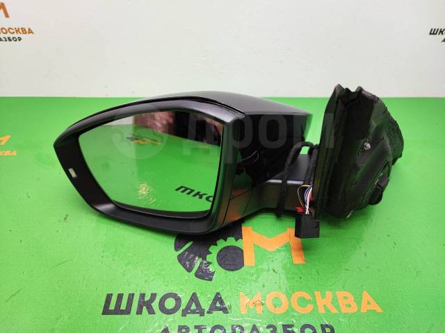 Купить Зеркало левое 6 контактов Шкода Октавия А7 в Москве по цене: 8 ...