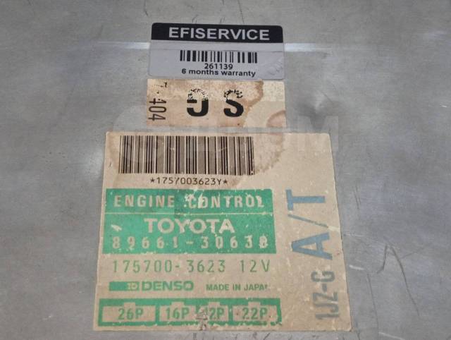 Купить Toyota Crown блок управления ДВС 1JZG 89661-30630 во ...