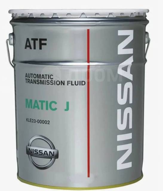 Масло трансмиссионное Nissan ATF Matic Fluid J, 20л, синтетическое, 20 ...