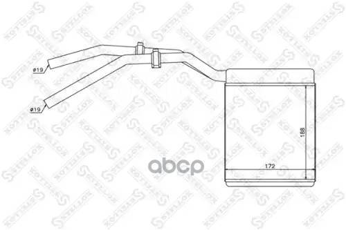 Купить Радиатор печки! Ford Focus/C-Max 1.4-2.0/1.8TDCi 04 Stellox арт ...
