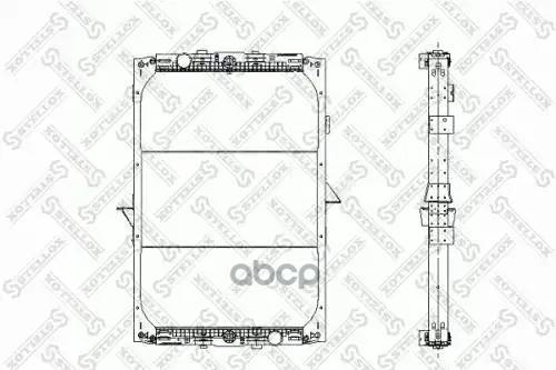 Купить Радиатор Системы Охлажден!748X800x42 Iveco Eurotrakker Mp 190/ ...