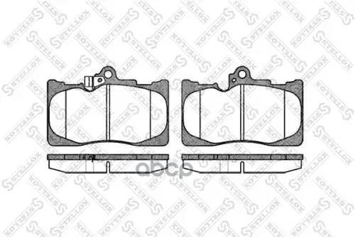 Купить Колодки Дисковые П Lexus Gs 300/430 05 Stellox арт. 1191002SX ...