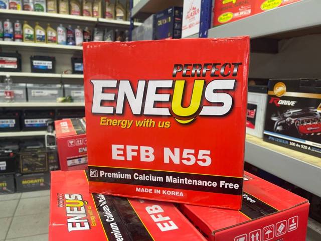 Продам аккумулятор Eneus EFB N55 B24L, обратная (левое), 50 А.ч. 500 А. корея, новый, в наличии ...