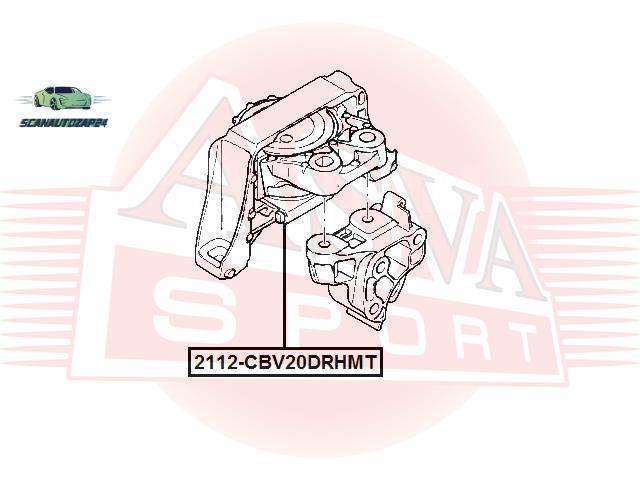 Купить Опора двигателя правая гидравлическая перед прав в Красноярске ...