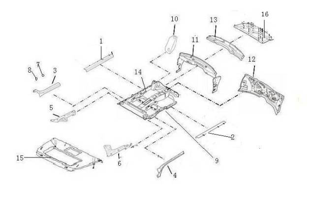 Купить Накладка порога внутрисалонная передняя правая, шт в ...